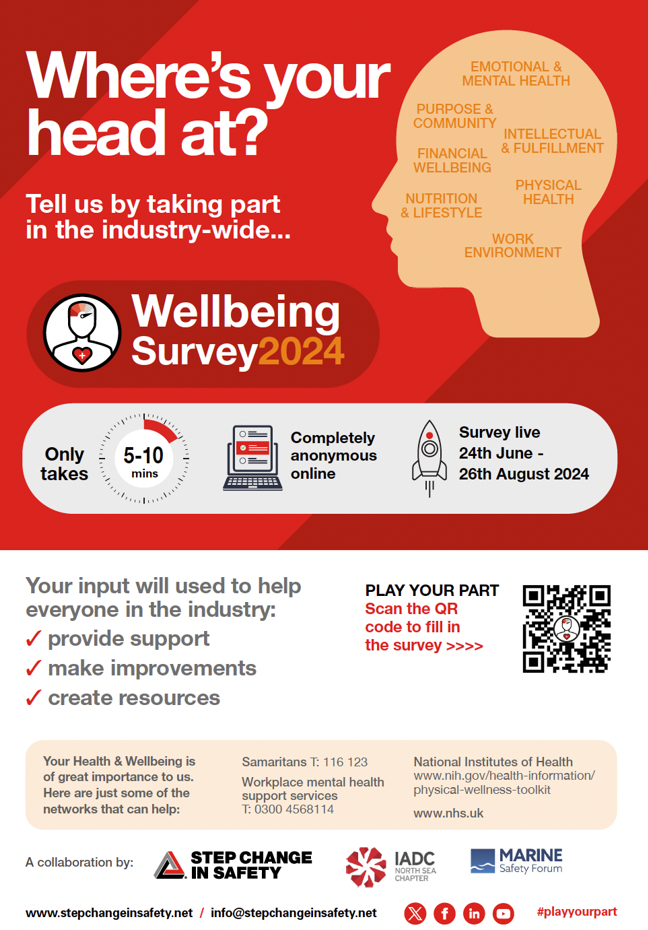 Step Change in Safety launches industry-wide wellbeing survey in ...